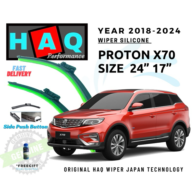 HAQ Silicone Wiper Japan Technology For Proton X70 | Shopee Malaysia