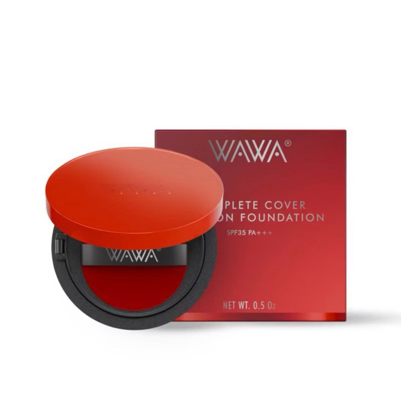 Wawa Cosmetics Complete Cover Cusion Foundation (ee cusion) | Shopee Malaysia
