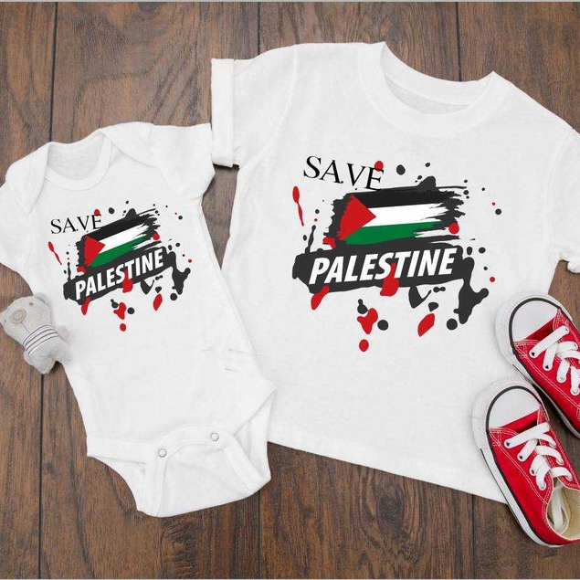 SAVE PALESTINE FREE GAZA ready Stock Baju T-Shirt Kanak-Kanak Lelaki ...