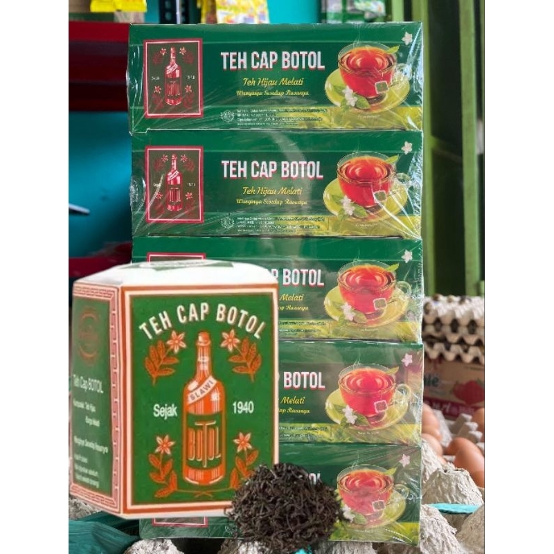 Teh Cap Botol Aroma Melati Teh Hijau Celup | Shopee Malaysia