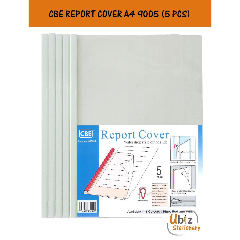 CBE Report Cover A4 9005 (5 Pcs) | Shopee Malaysia