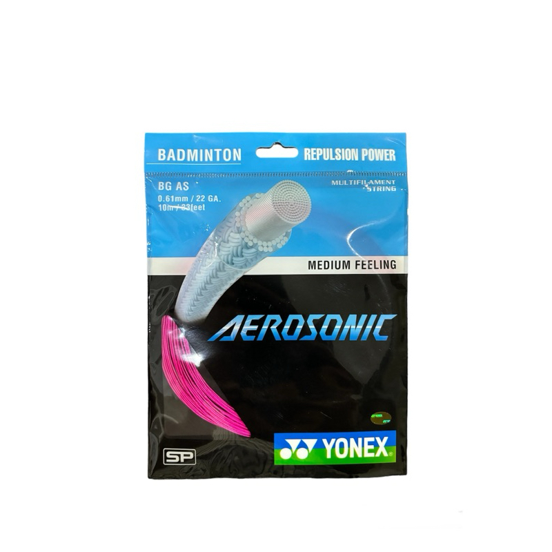 Yonex Aerosonic Original Badminton String(1pcs) Bright Pink | Shopee ...