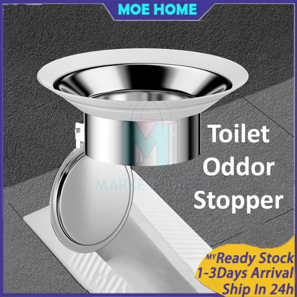 304 Stainless Steel Anti Smell Drain Cover Toilet Odor Stopper Anti ...