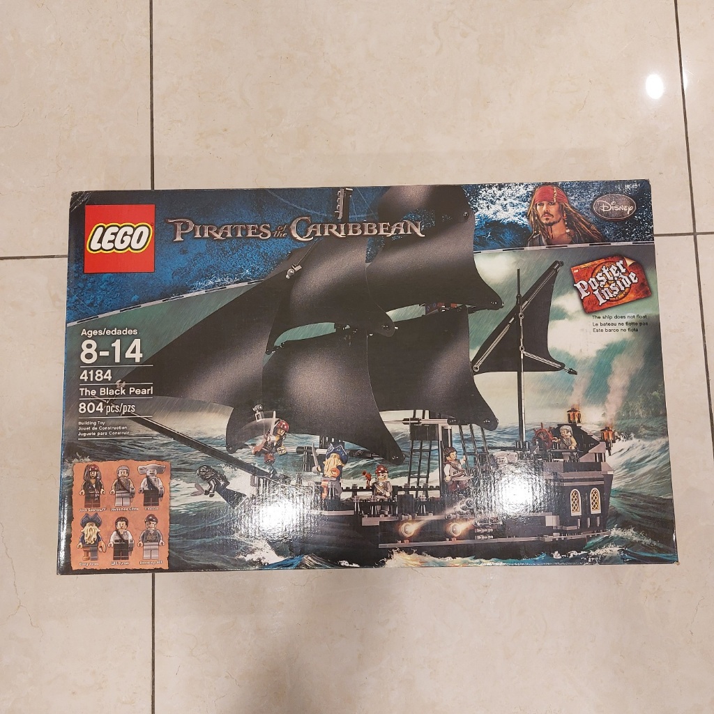 Lego Pirates of the Caribbean 4184 The Black Pearl (NEW/MISB/Bad Box ...