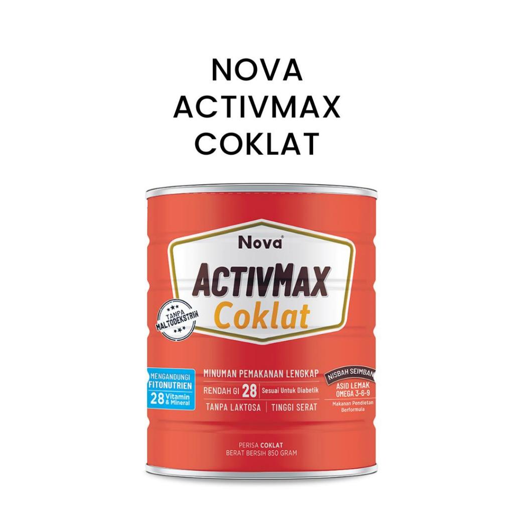 NOVA ACTIVMAX COKLAT (LOW G.I & MULTIVITAMIN DRINK) | Shopee Malaysia
