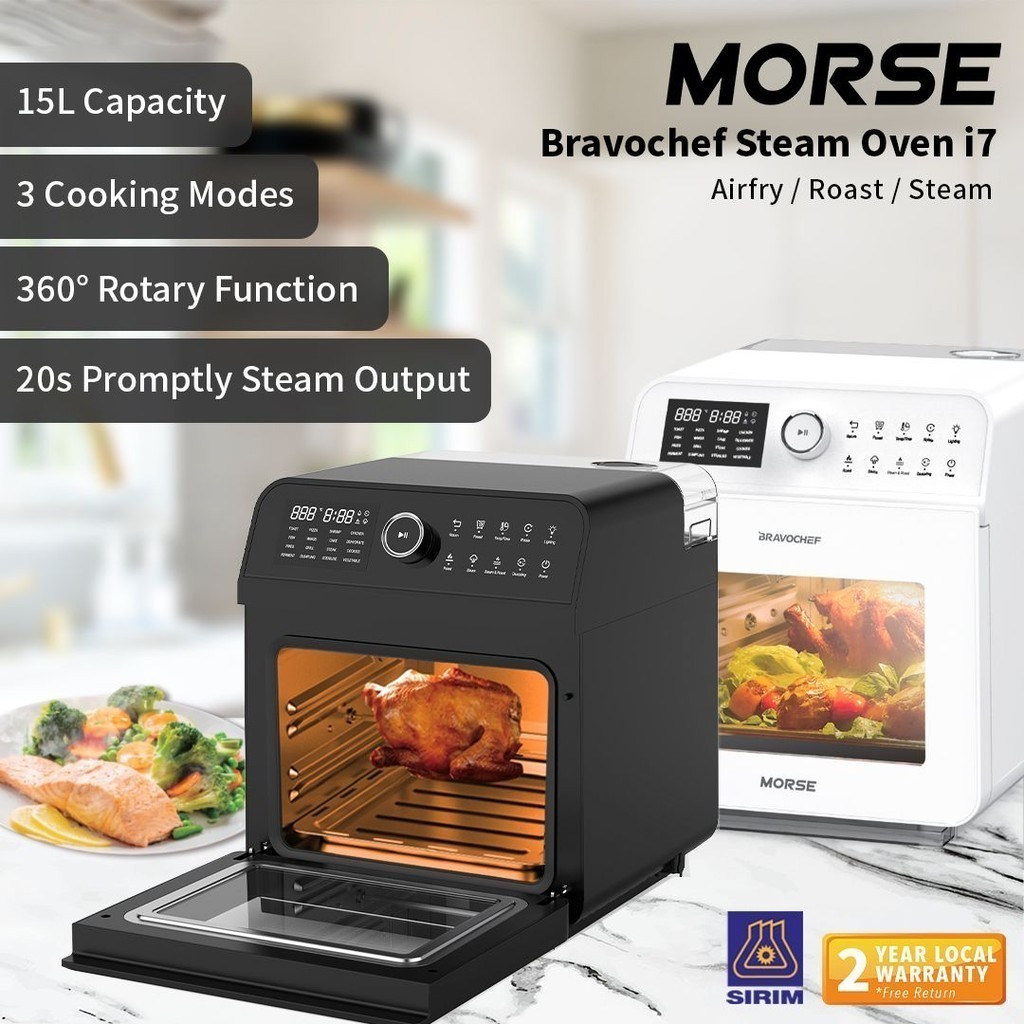 Morse Bravochef Steam Oven i7 (15L) | Shopee Malaysia