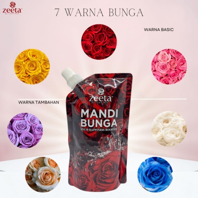 Mandi Bunga Dalam Pek, Mandi Bunga Moden, Mandi Bunga Zeeta (FREE GIFT ...