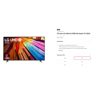 tv uhd lg 75 inch Malaysia, Best Deals August 2025 | Shopee Malaysia