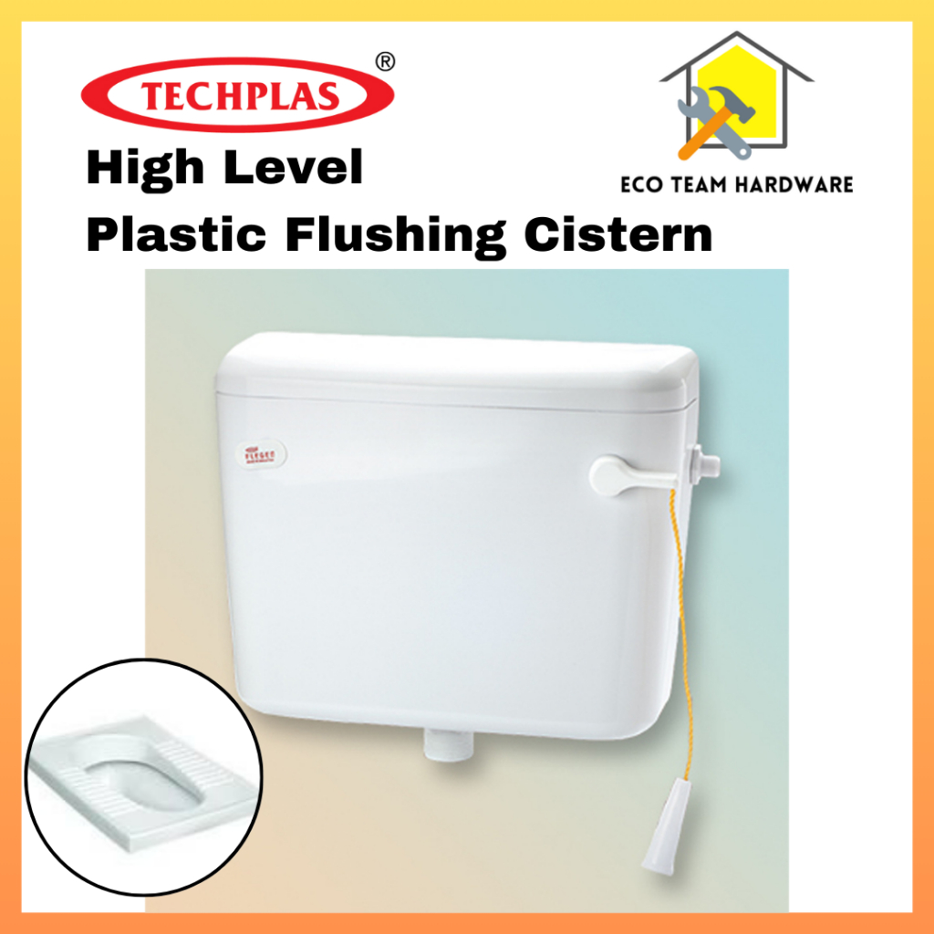 Techplas High Level Plastic Flushing Cistern 1106-HL | Shopee Malaysia