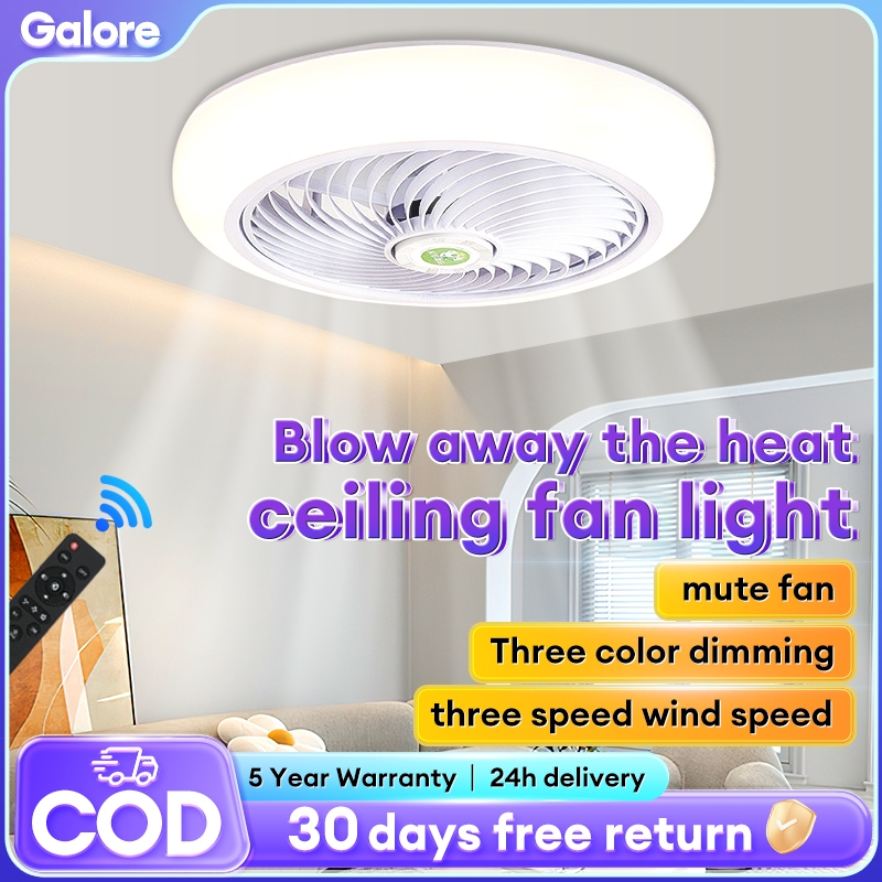 Ceiling Fan with Lamp 72W fan light ceiling fan light invisible fan ...