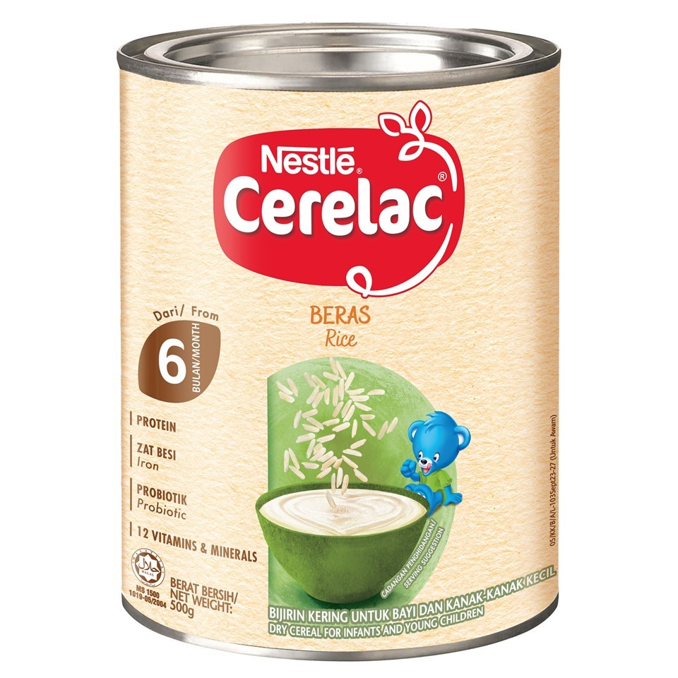 Nestle Cerelac Infant Cereals Rice (500g) | Shopee Malaysia