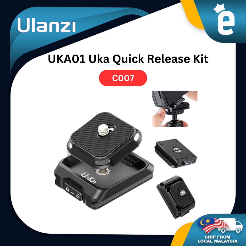 Ulanzi UKA01 Uka Quick Release Plate and Base Kit 20KG Load for ...