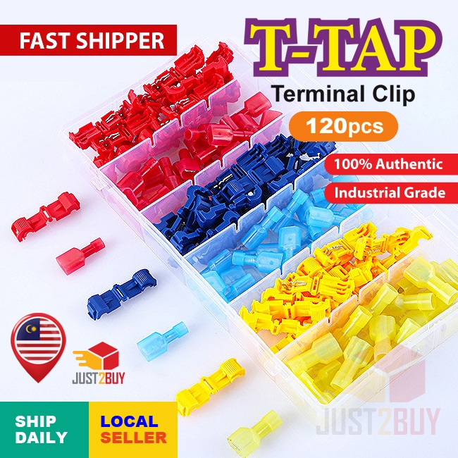 【STOK M'SIA】Klip Wayar 120pcs Electrical Wire Connector Quick Wire ...