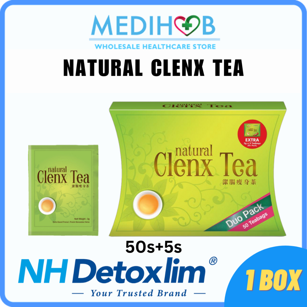 [DETOX & DIGESTIVE CARE] NH Detoxlim Natural Clenx Tea 3g (10s/50s+5s ...