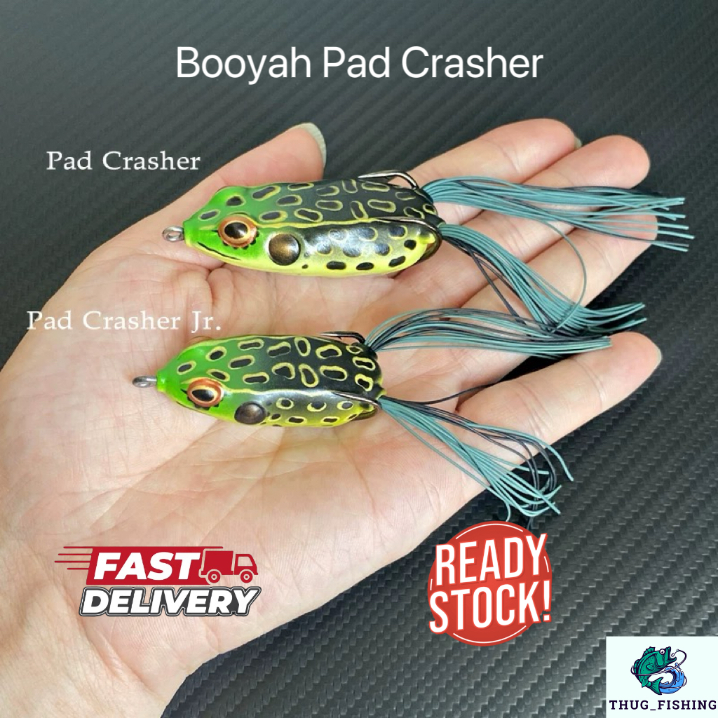 Booyah Pad Crasher Jr Fishing Lure Gewang Katak Soft Frog USA Toman ...