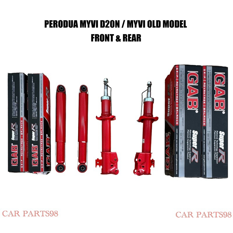 ORIGINAL GAB ABSORBER SUPER R HEAVY DUTY PERODUA MYVI D20N / MYVI | Shopee Malaysia