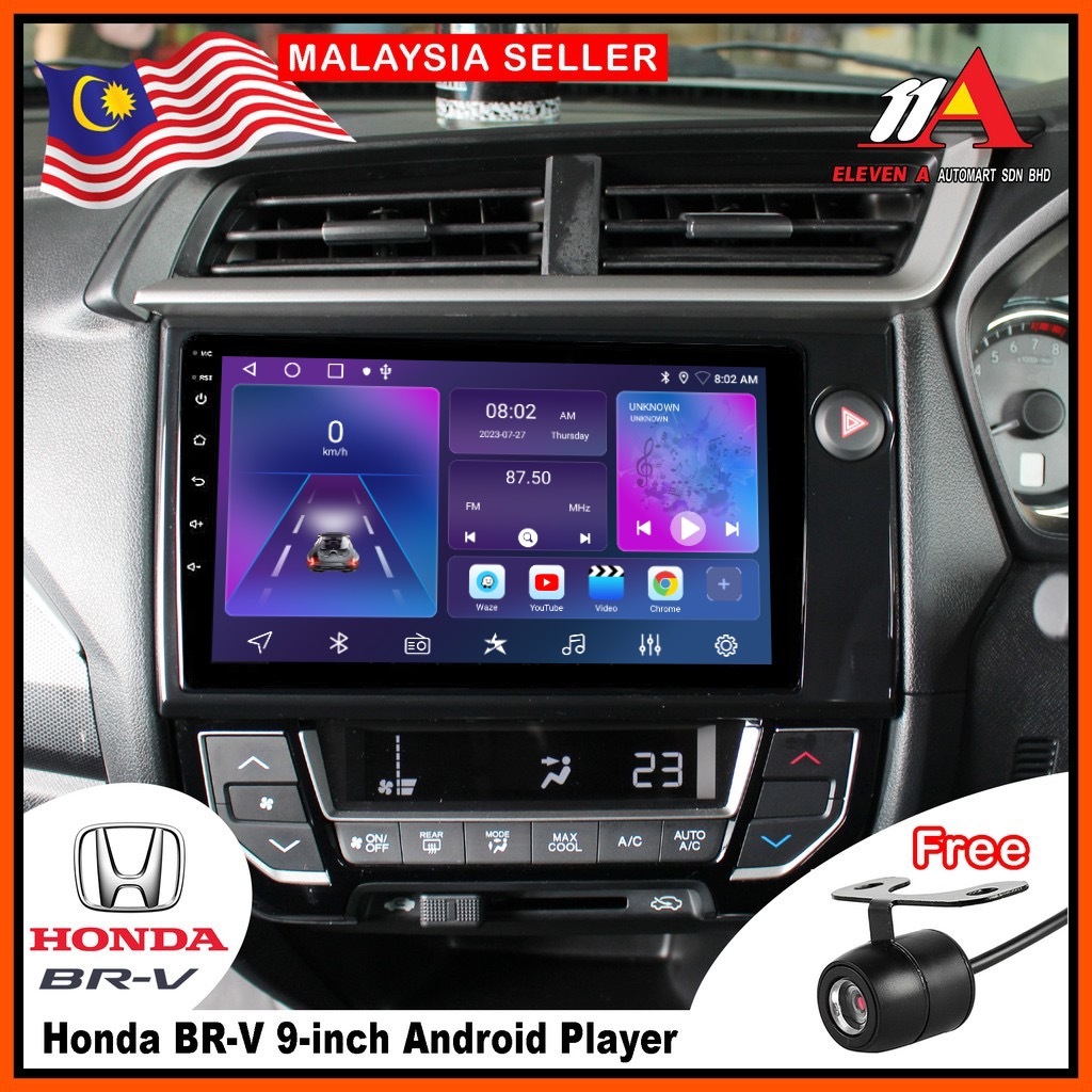 [4GB/8GB RAM] Honda BRV Octa 8 Core 9" IPS Screen High Spec Android ...