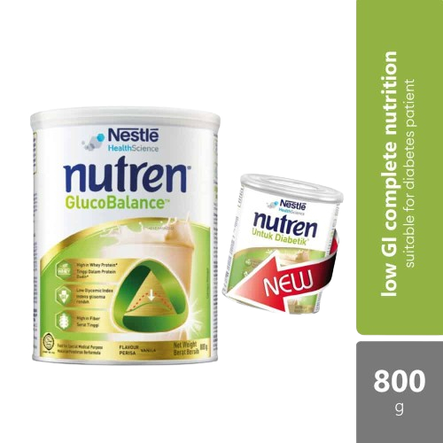 Nestle Nutren Glucobalance Nutren Diabetik 800g | Diabetes Formula ...