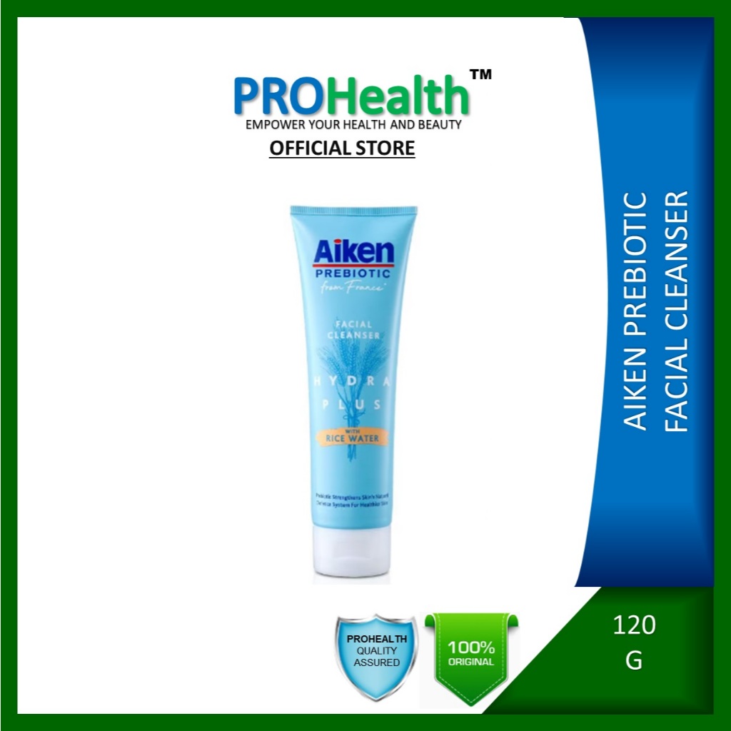 Aiken Prebiotic Hydra Plus Facial Cleanser 120g MFG: 06/2022 | Shopee ...