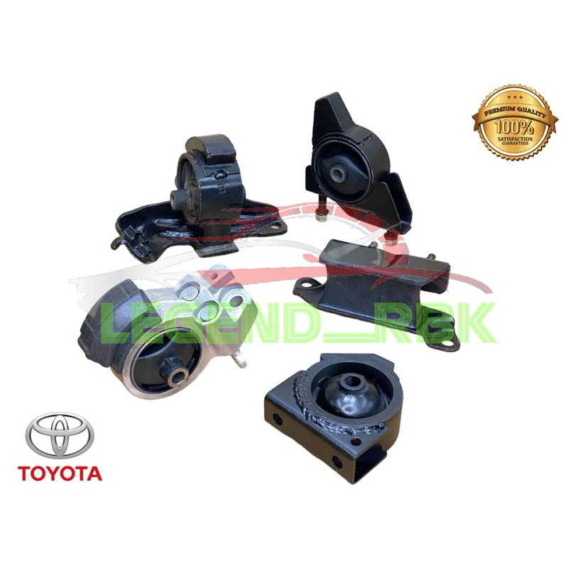 (5PCS) TOYOTA COROLLA AE92 1.6 MANAUL ENGINE MOUNTING SET (PREMIUM ...