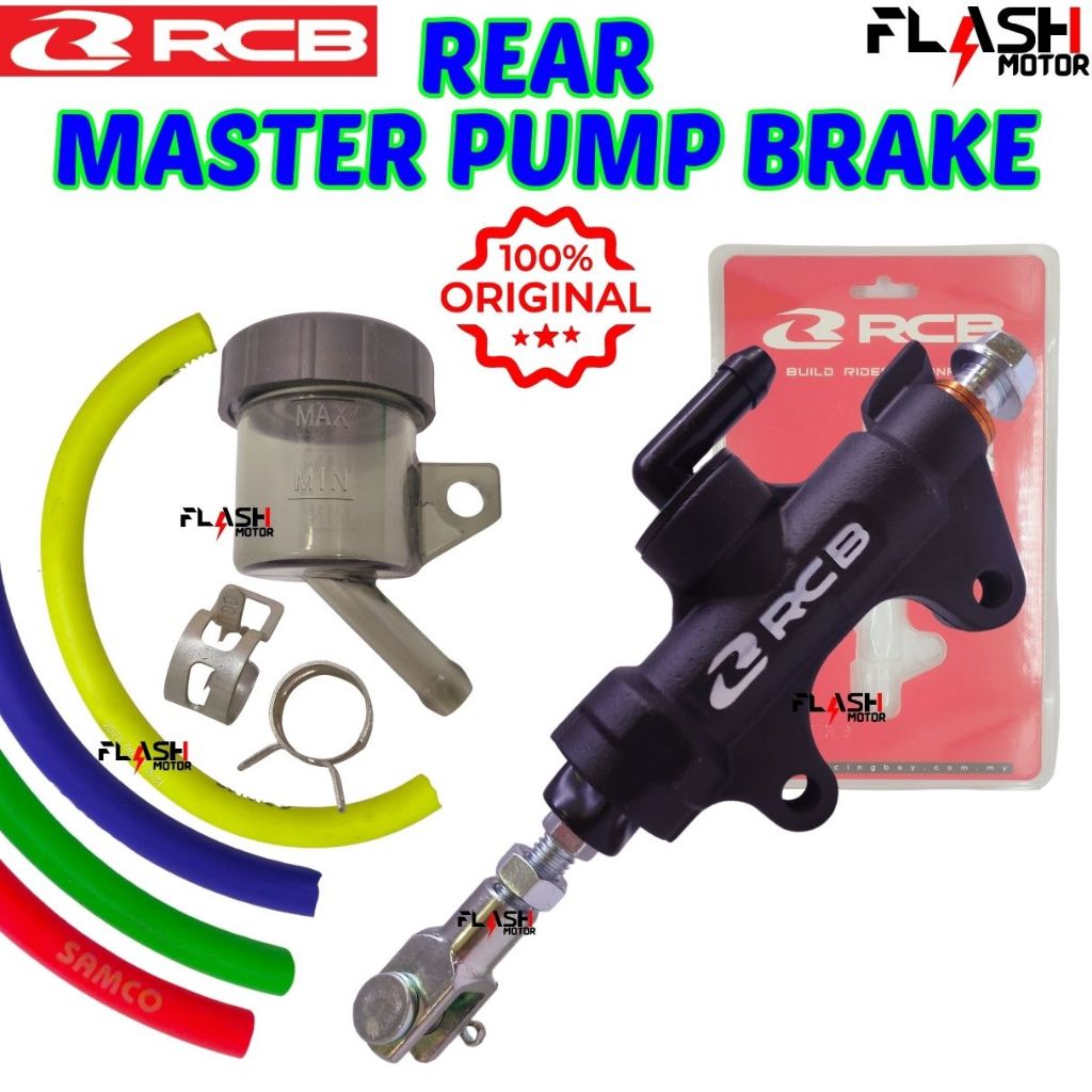 RCB Rear Master Pump Brake Bottle Hose Set Brak Brek Pam Pum Pamp ...
