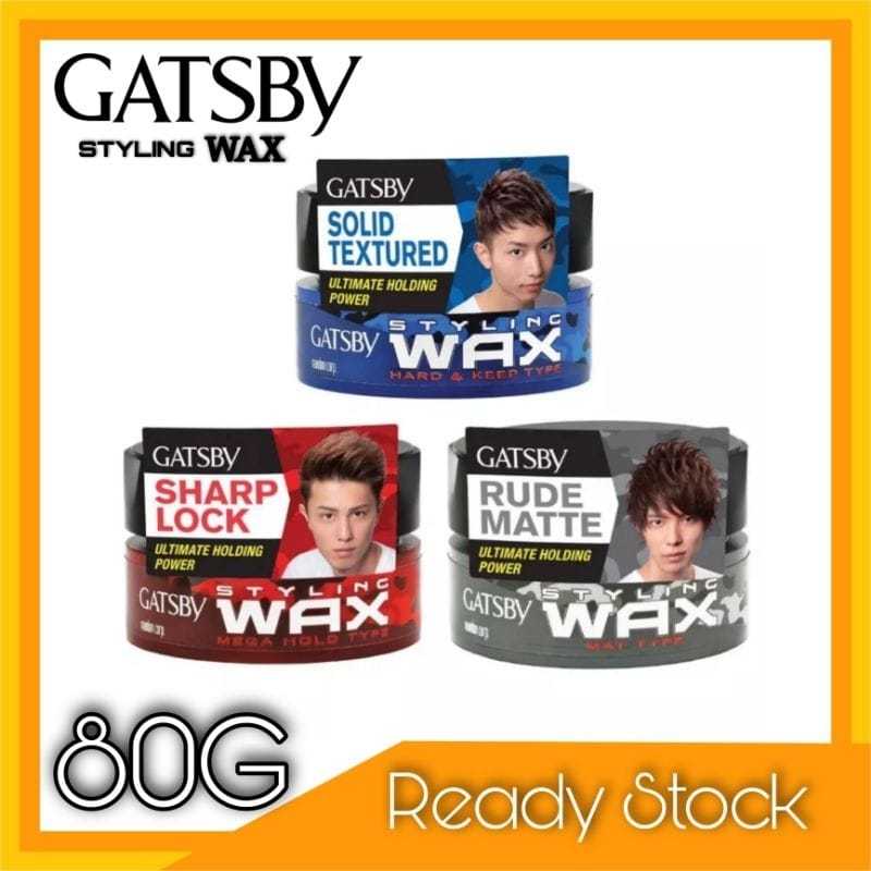 Gatsby Styling Wax Mega Hold 80g | Shopee Malaysia