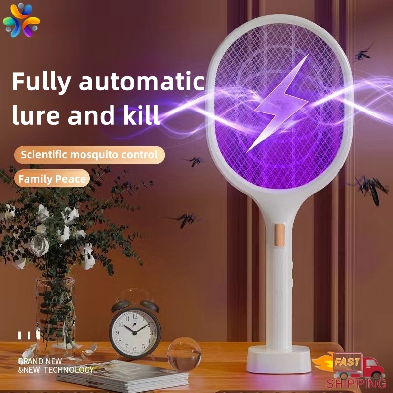 USB Charging 2 in 1 Electric Insect Racket Mosquito Swatter ...