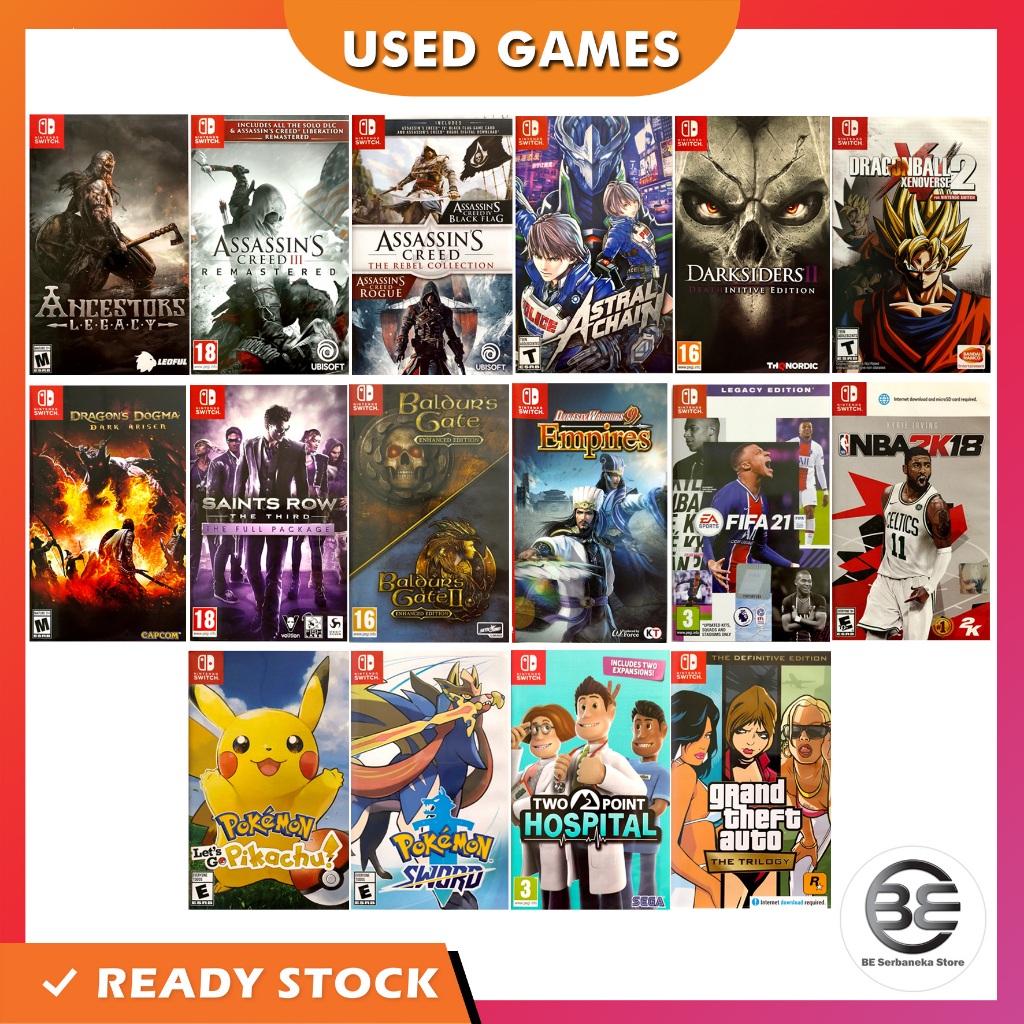 Used Nintendo Switch Games | Shopee Malaysia