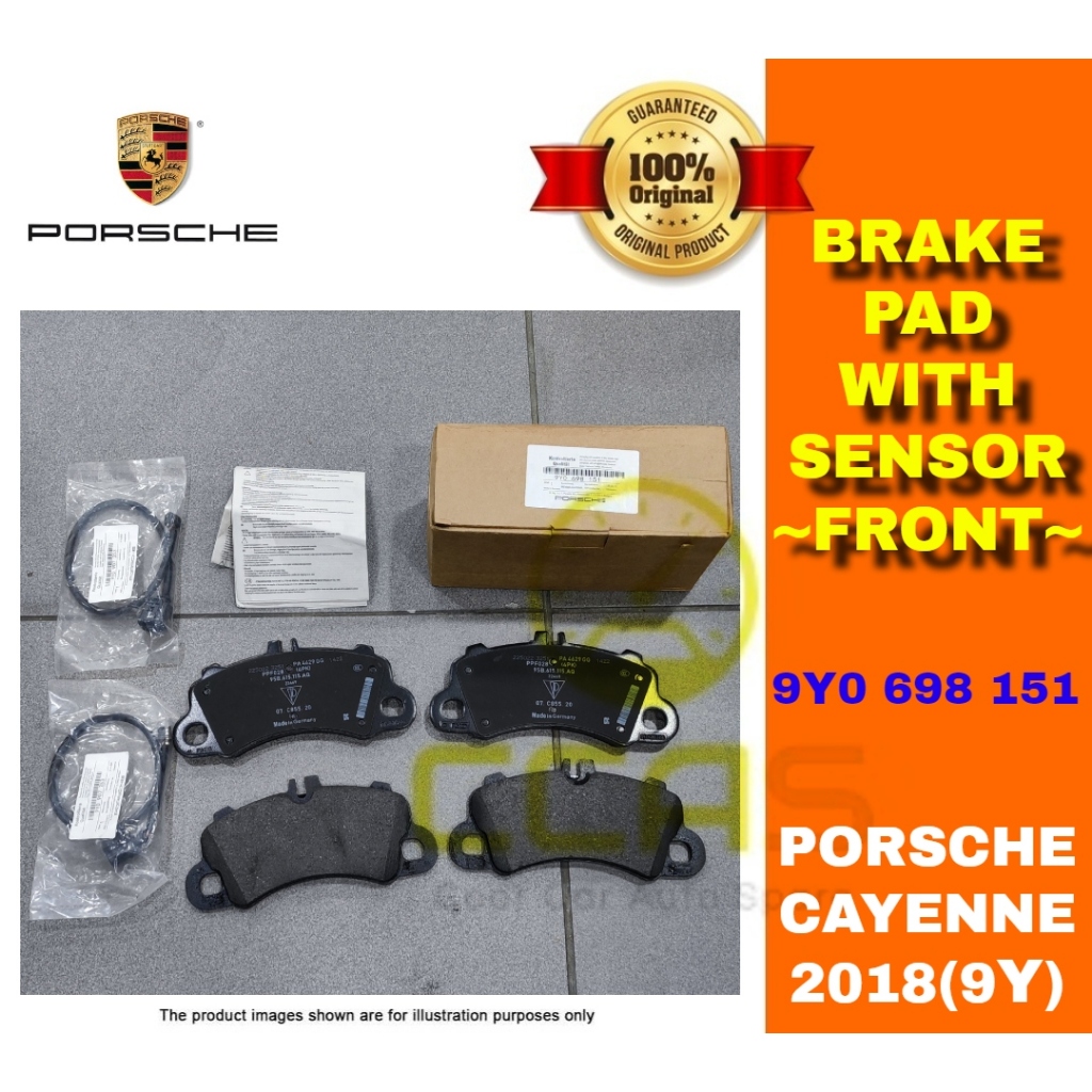 ( 100% ORIGINAL ) PORSCHE CAYENNE ( 9Y ) 2018 DISC BRAKE PAD FRONT ...