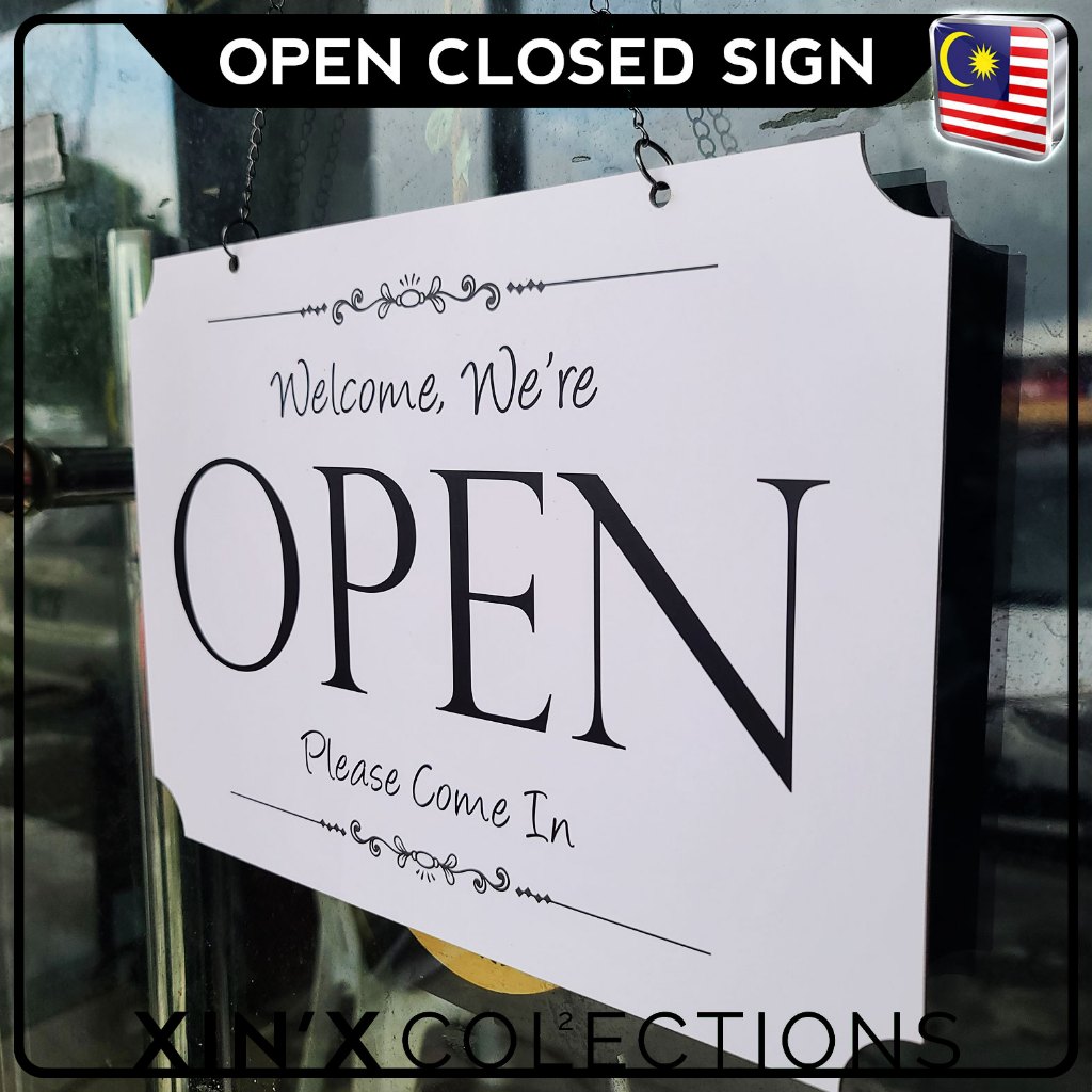 open closed sign buka tutup 营业中已打烊 | Shopee Malaysia