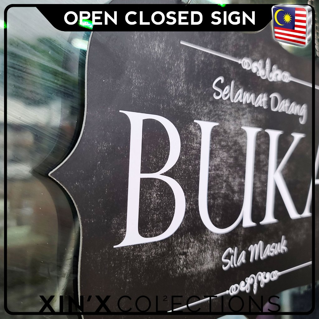 open closed sign buka tutup 营业中已打烊 | Shopee Malaysia
