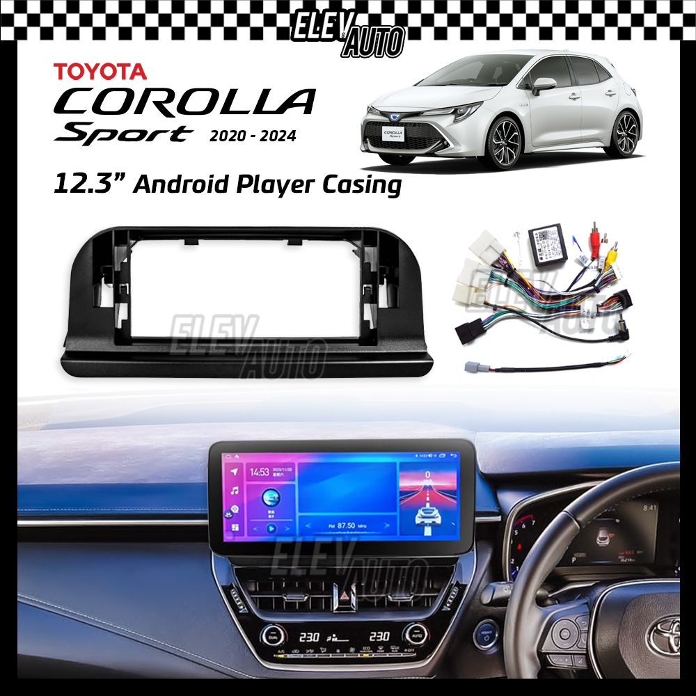 Toyota Corolla Sport 2020 - 2024 12.3" BBA Casing Android Installation ...