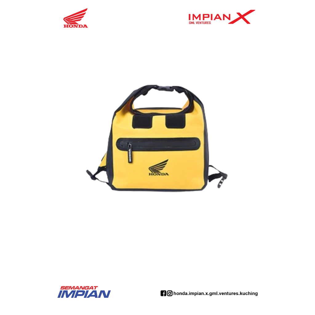 Honda Dry Pouch Bag 100% Original HONDB-002-01YLW | Shopee Malaysia
