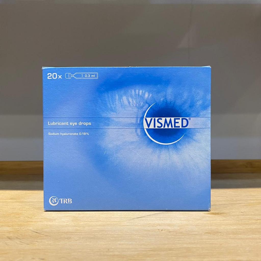Vismed Lubricant Eye Drops 20x0.3ml (Sodium Hyaluronate 0.18%) | Shopee ...