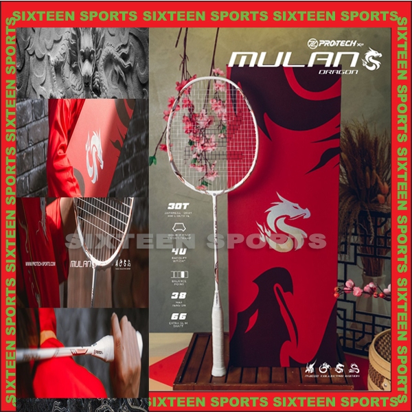 Protech Magic Mulan Badminton Racket + Boxset | Shopee Malaysia