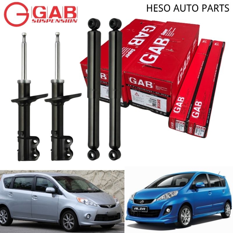 GENUINE GAB PERODUA ALZA 1.5 FRONT DEPAN, REAR BELAKANG ABSORBER GAS ...