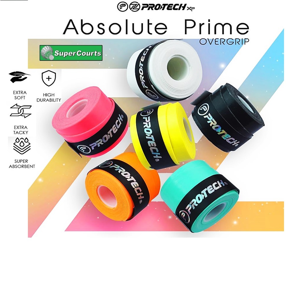【100% ORIGINAL】PROTECH ABSOLUTE PRIME BADMINTON OVERGRIP - (1 pcs) | Shopee Malaysia