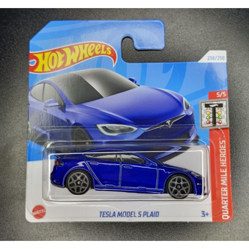 [Penang Ready Stock] Hotwheels Blue Tesla Model S Plaid Quarter Miles ...
