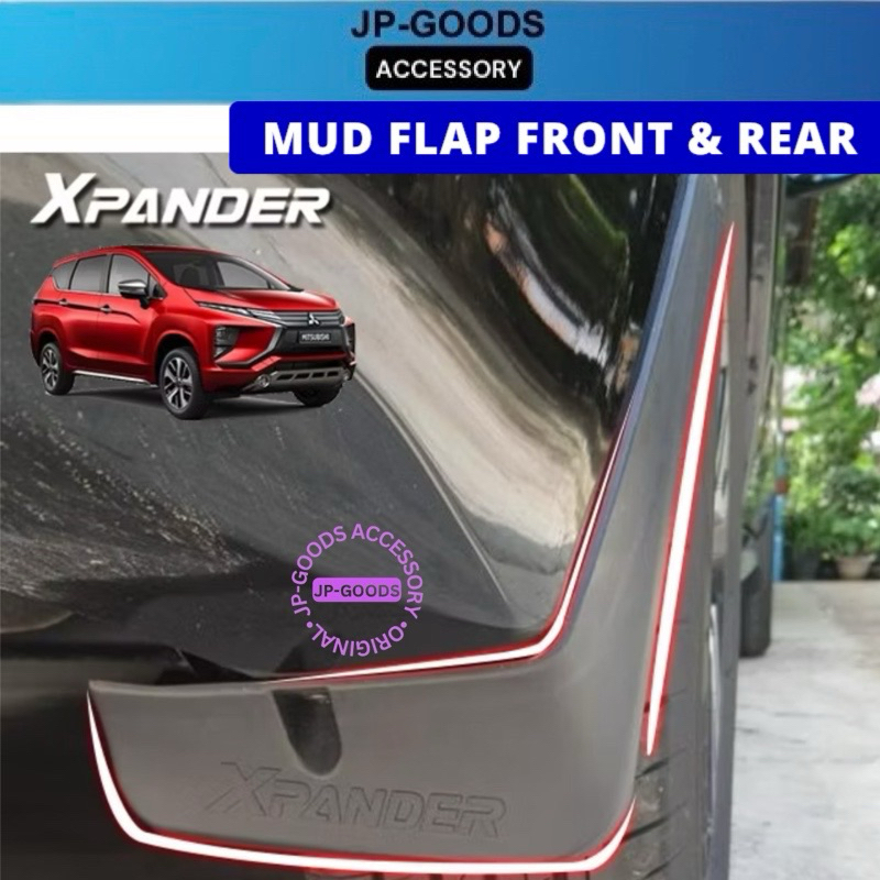 Mitsubishi Xpander Front Rear Mudflap Wheel Fender Mudguard Protector ...