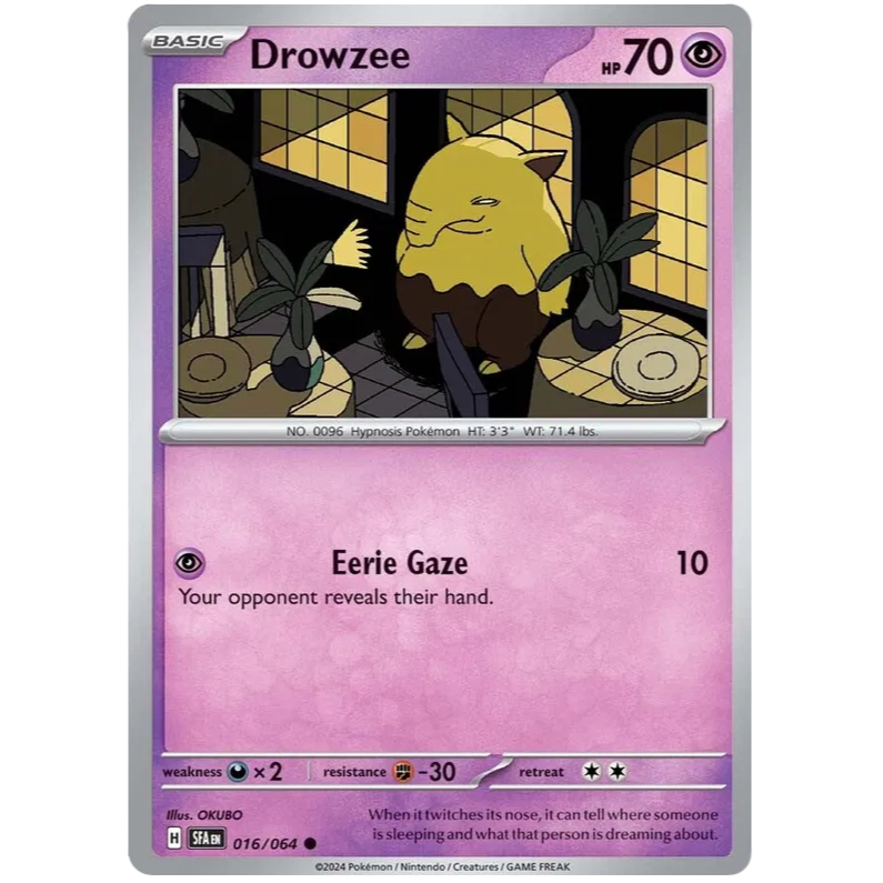 Pokemon TCG: Shrouded Fable - Drowzee / Hypno | Shopee Malaysia