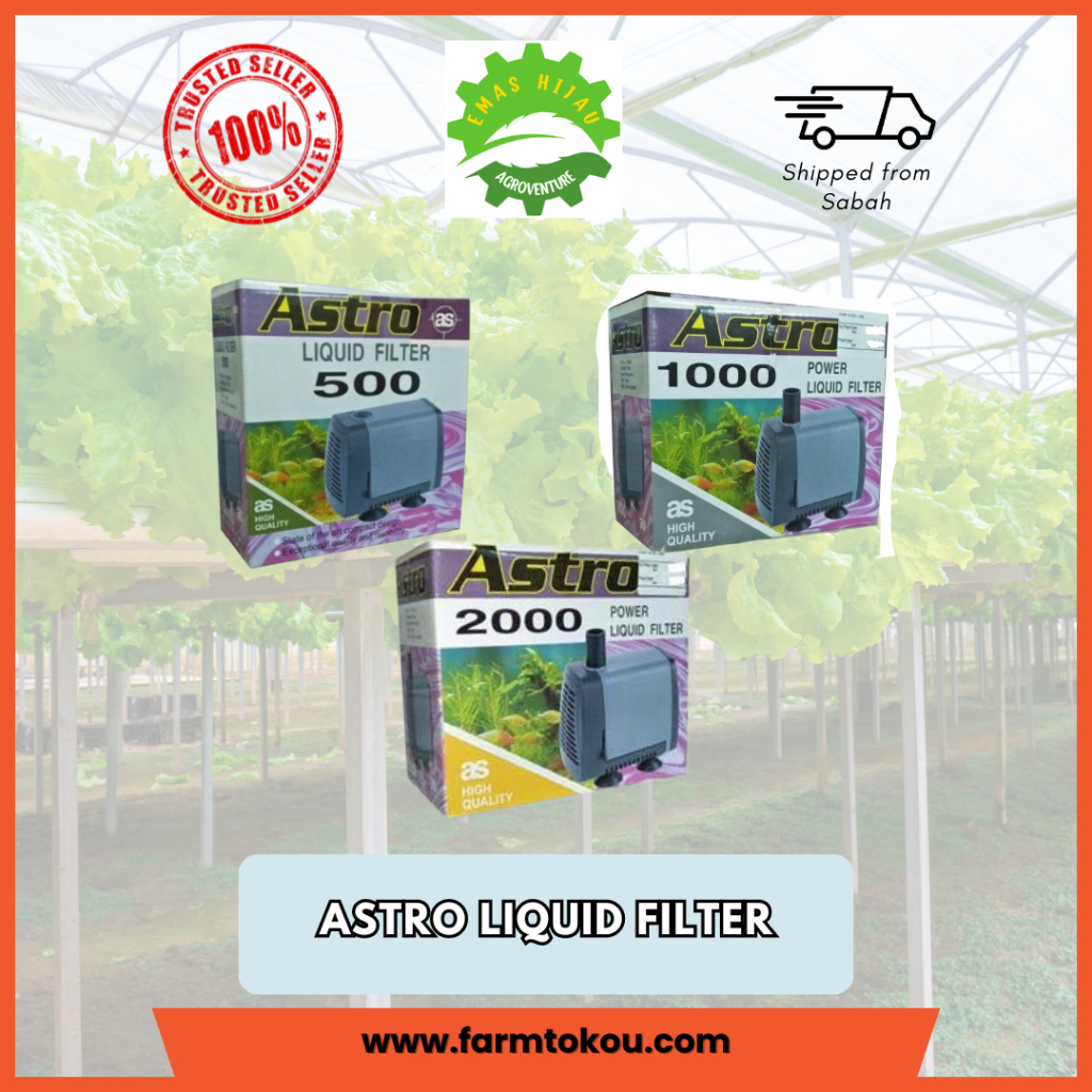 [READY STOCK] ASTRO Submersible Water Pump | Liquid Filter 500/1000 ...