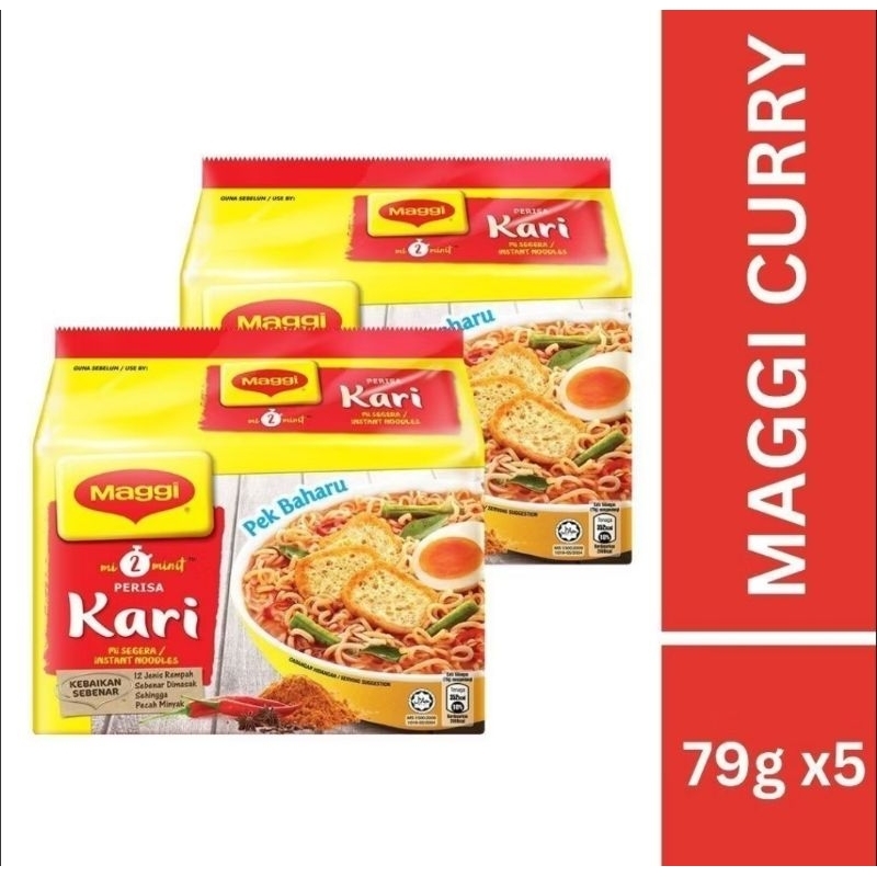 Maggi Two Minute Curry (79g x 5 packs) | Shopee Malaysia