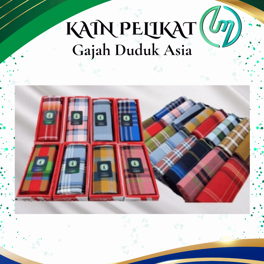 [KAIN PELIKAT EKSKLUSIF] MURAH! Kain Pelikat Gajah Duduk ASIA 100% ...