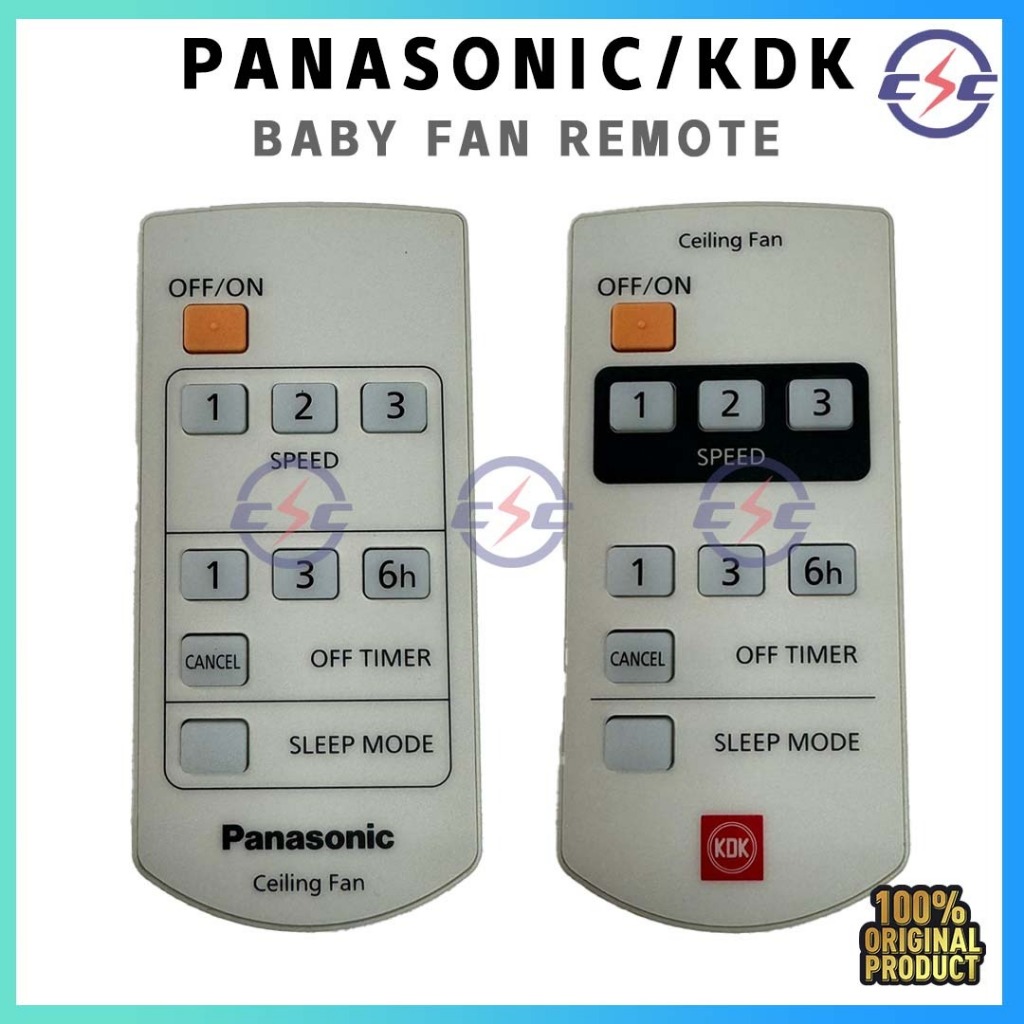 Panasonic /KDK Baby Fan Remote Control K11Z1/F-M12D2 Original | Shopee ...