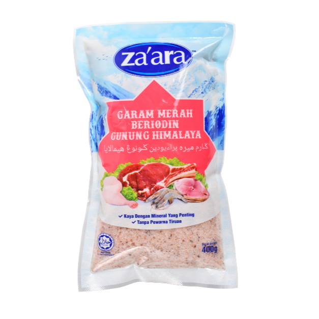 Za'ara Garam Putih/Garam Merah 400g | Shopee Malaysia