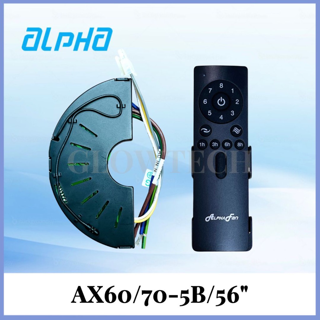 [ORIGINAL] ALPHA AlphaFan Ceiling Fan PCB/REMOTE CONTROL AX60/70-5B/56 ...