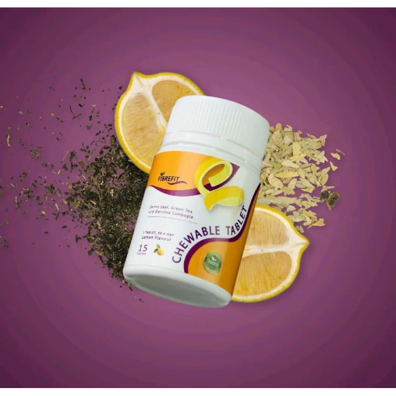 FIBREFIT LEMON CHEWABLE TABLE | Shopee Malaysia