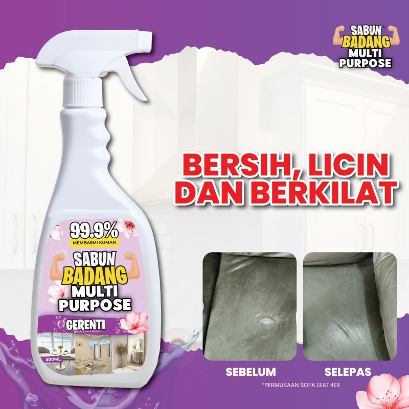 SPRAY MULTIPURPOSE BY SABUN BADANG. SPRAY SPRAY DAN TERUS LAP | Shopee ...