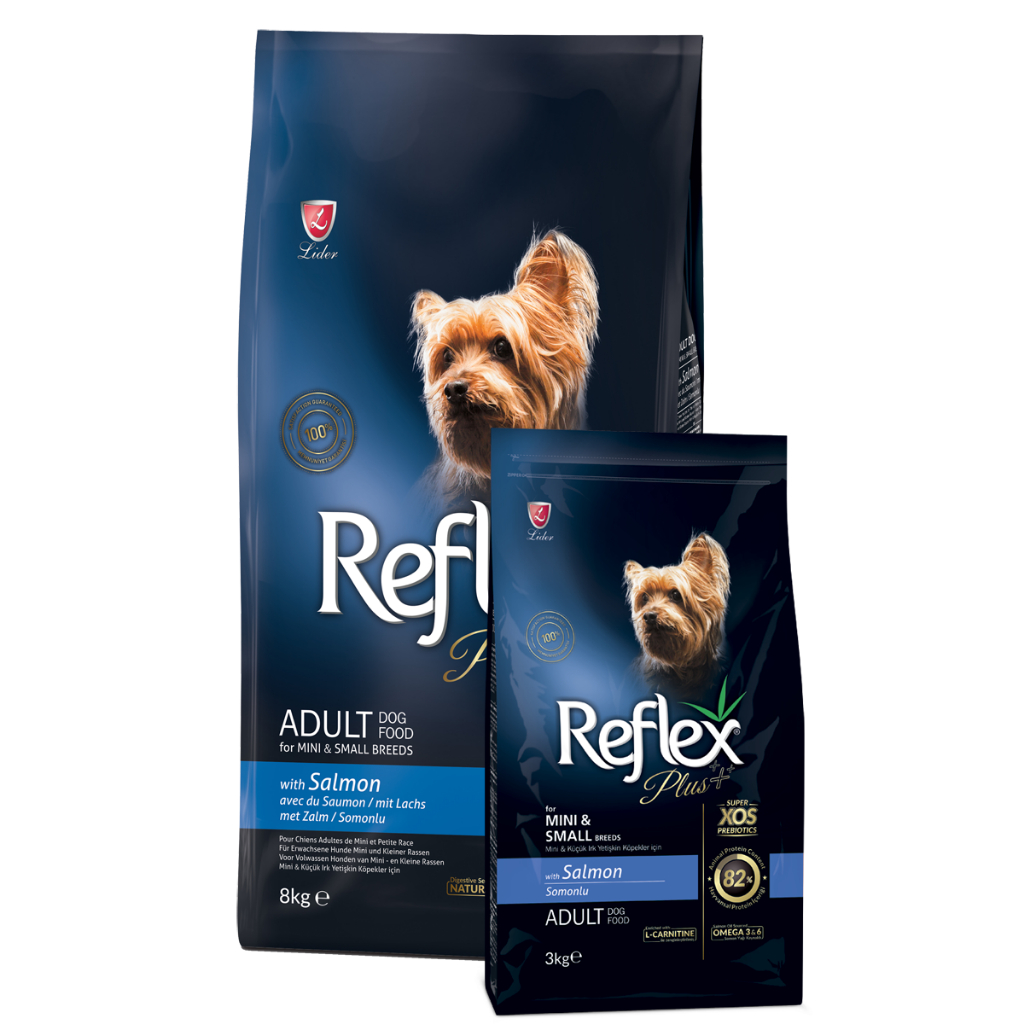 (DOG) Reflex Plus Mini & Small Breeds Adult Dog Food( Salmon) - 8kg ...