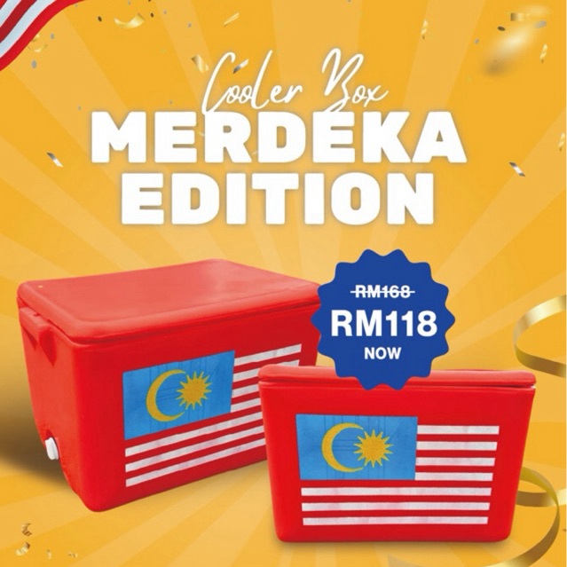 35L cooler box/ice box Merdeka Limited Edition | Shopee Malaysia